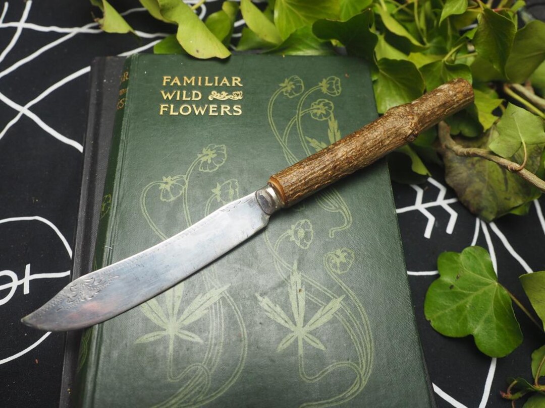 English Ash Wood Athame With Upcycled Blade Norse World Tree Ritual ...