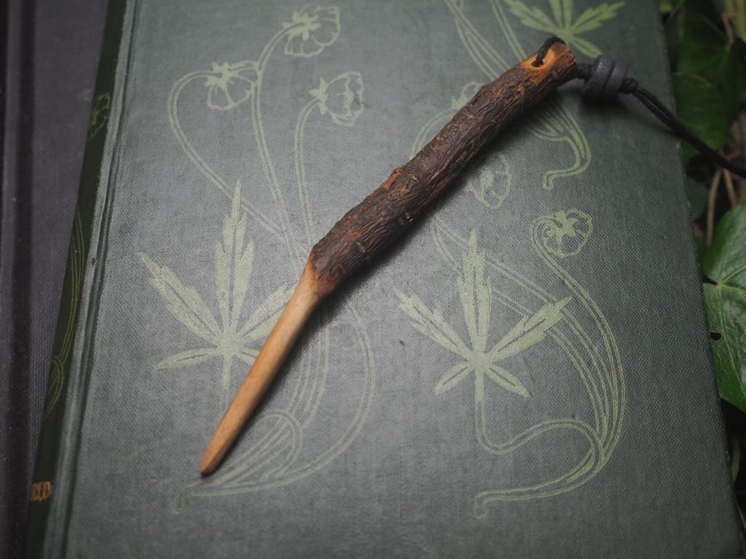Rare Blackthorn Root Wood Wand Pendant - Protection - Pagan, Wiccan ...