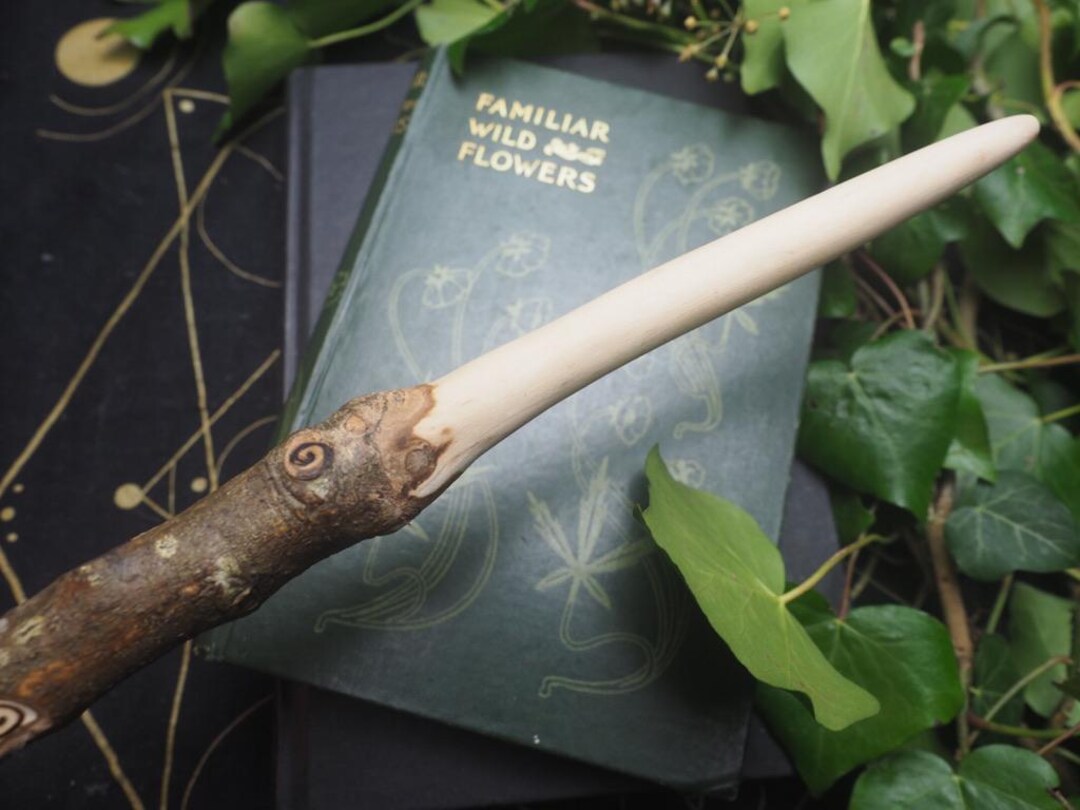 Cornish Holly Wood Wand - for Protection & Meeting Challenges - Pagan ...