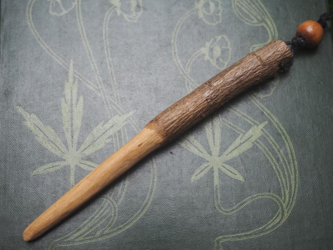 Rowan ROOT Wood Wand Pendant - Protection & the Fey - Pagan, Wicca ...