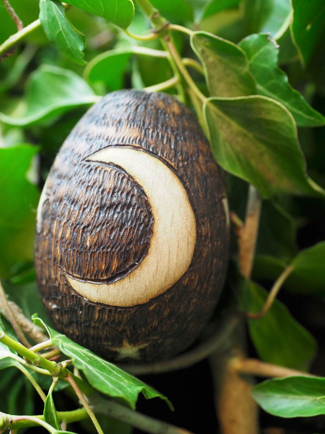 Wooden Labyrinth Ostara Egg - Transformation, Fertility, Magic, Pagan ...