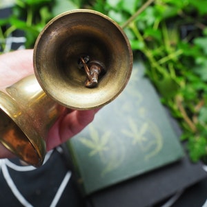 Double Feather Brass Altar Bell Space Clearing Cleansing - Etsy