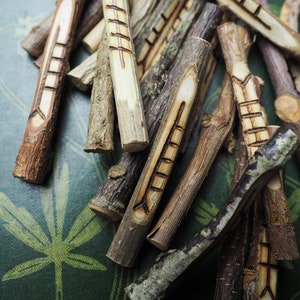 20 Celtic Tree Pocket Ogham Staves Made With Corresponding Woods With ...