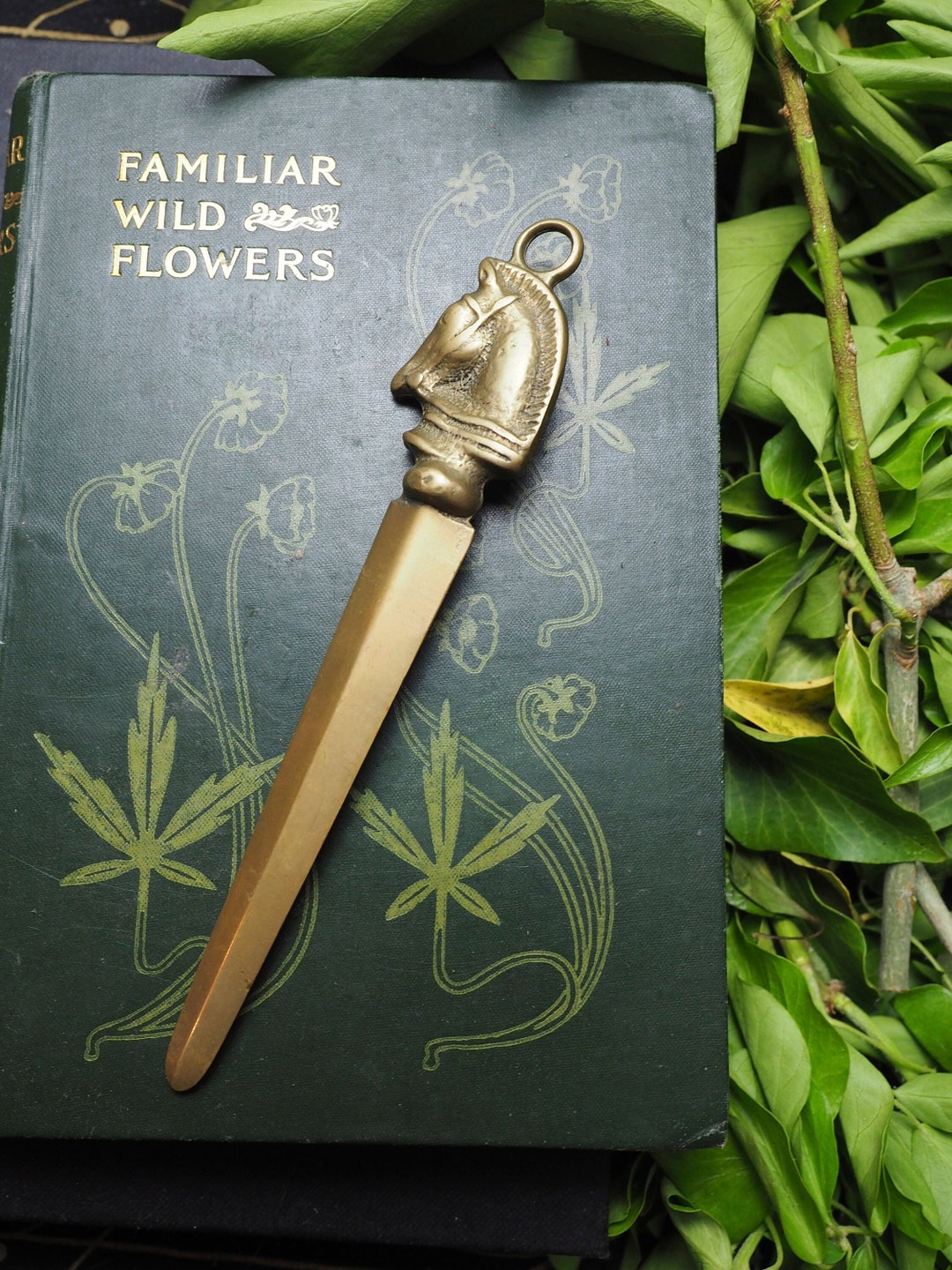 Epona Athame - Vintage Brass - Ritual Knife - Upcycled, Witchcraft ...