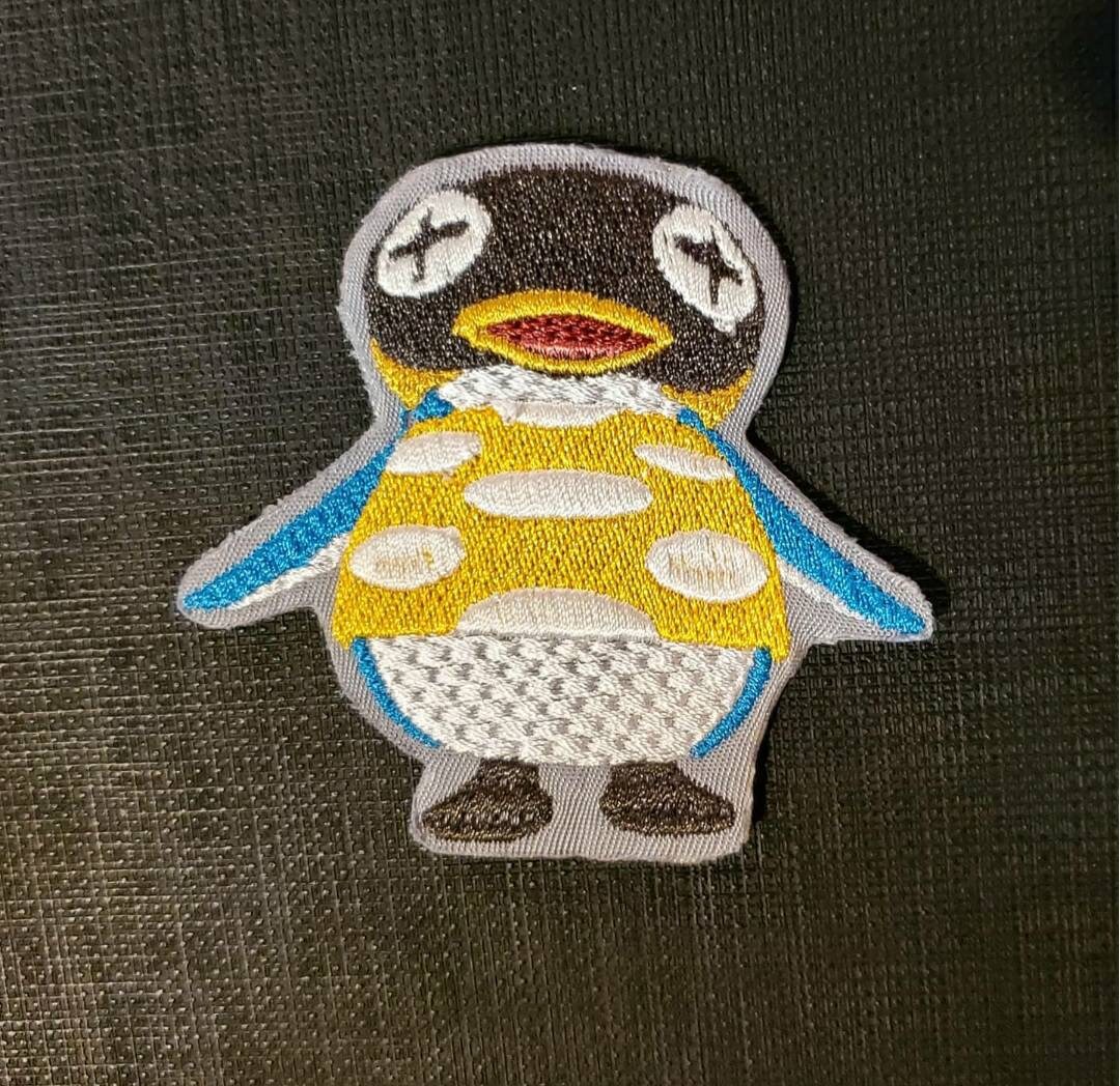 Cute Penguin Squared Patch - Etsy