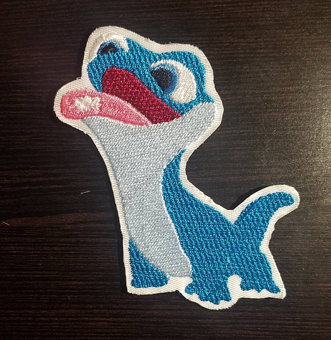 Lizard Eating a Snowflake Patch - Etsy