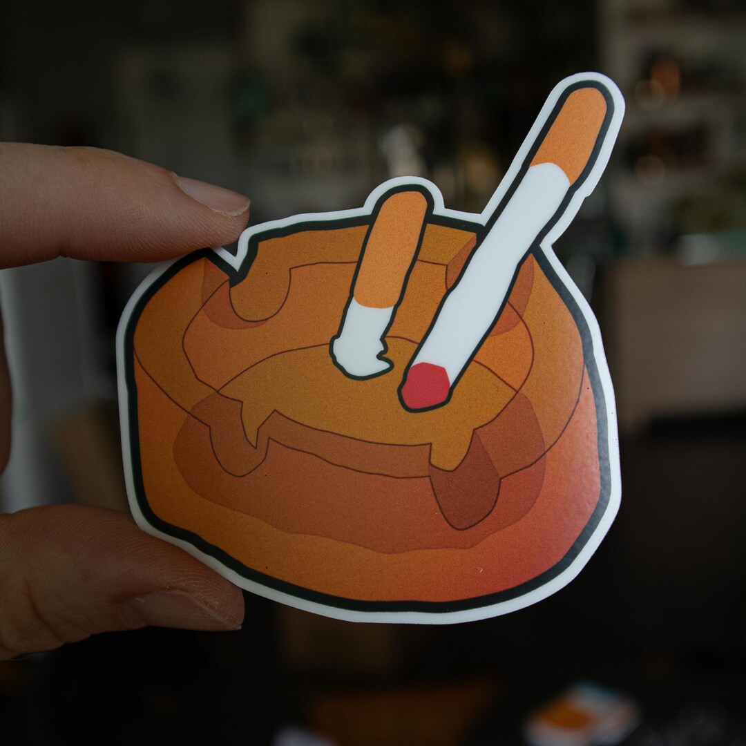 Ashtray Sticker - Etsy