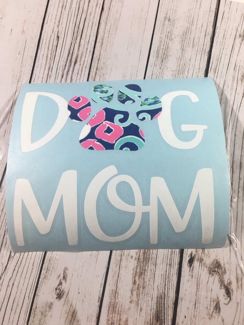 Dog Mom Decal / Lily Inspired Decal / Dog Mom Sticker / | Etsy