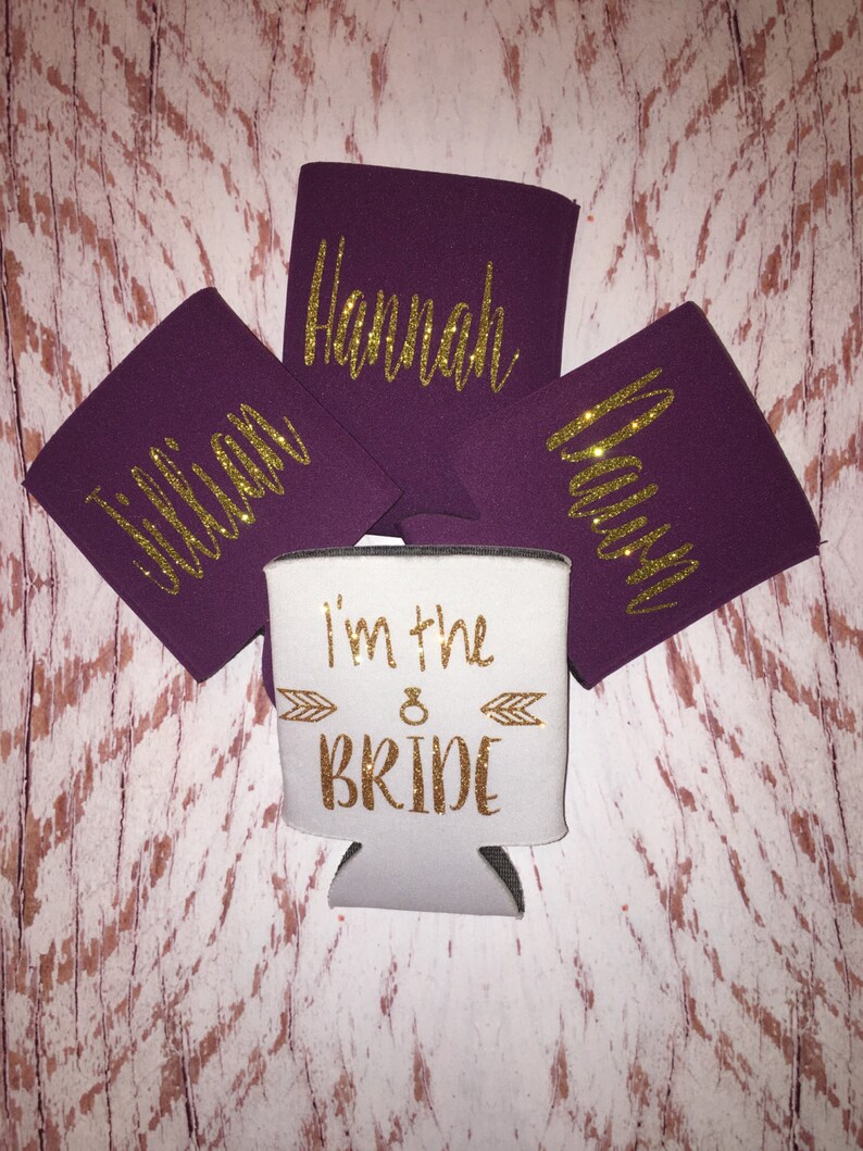Bride Tribe Can Huggers / bride tribe can cooler / | Etsy