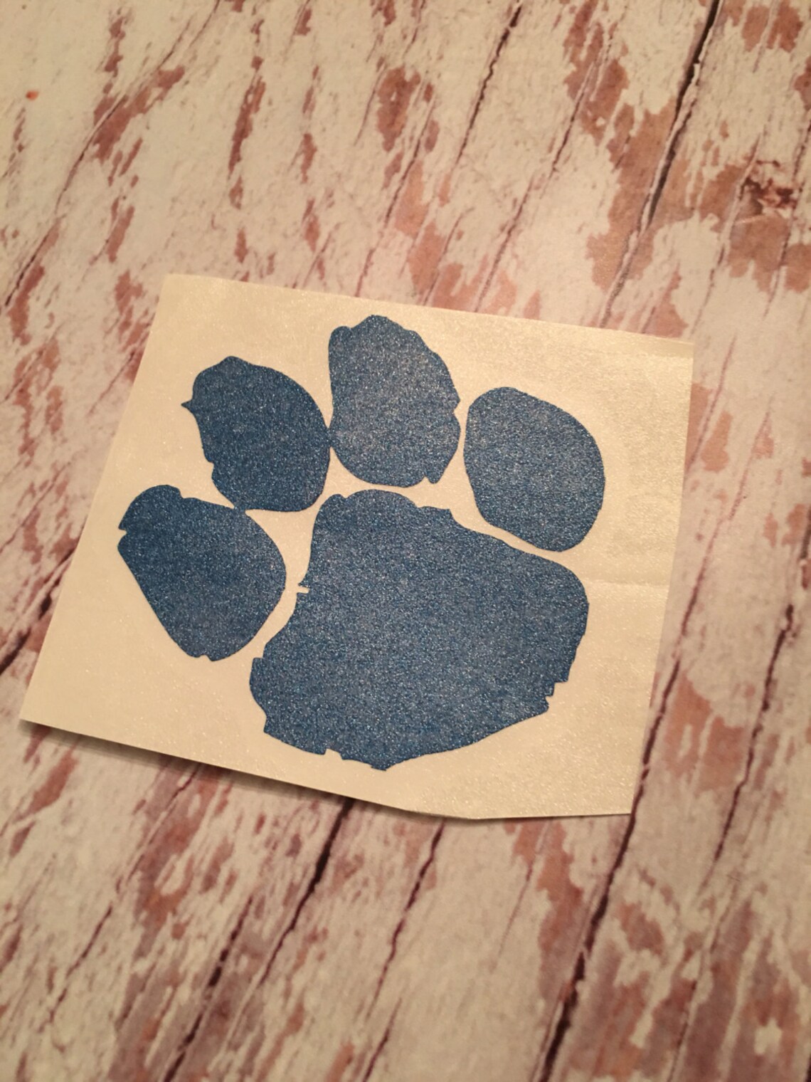 Tiger Paw Monogram Decal / Tiger Paw Decals / Yeti Decals / | Etsy