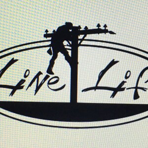 Line Life Decal / Lineman Decals /decal / Adhesive Decal / Line Man ...
