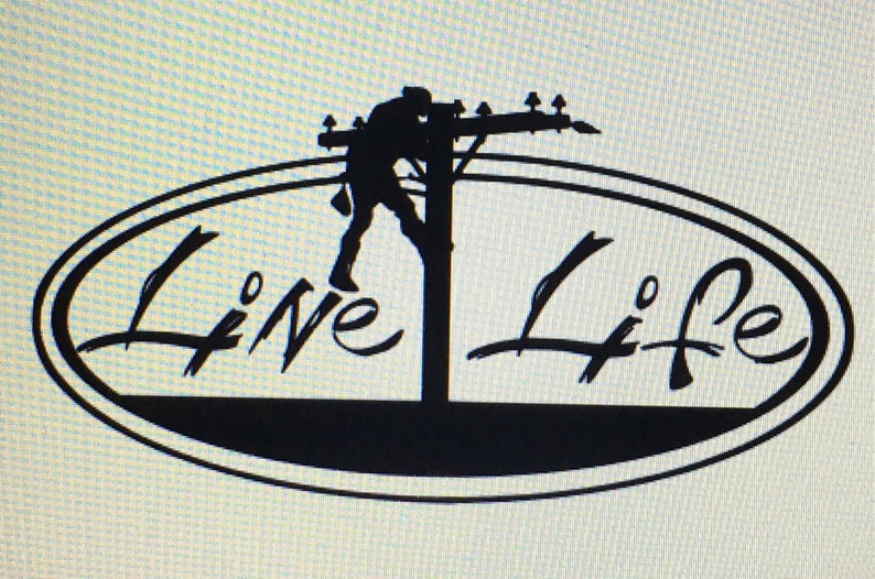Line Life Decal / Lineman Decals /decal / Adhesive Decal / - Etsy