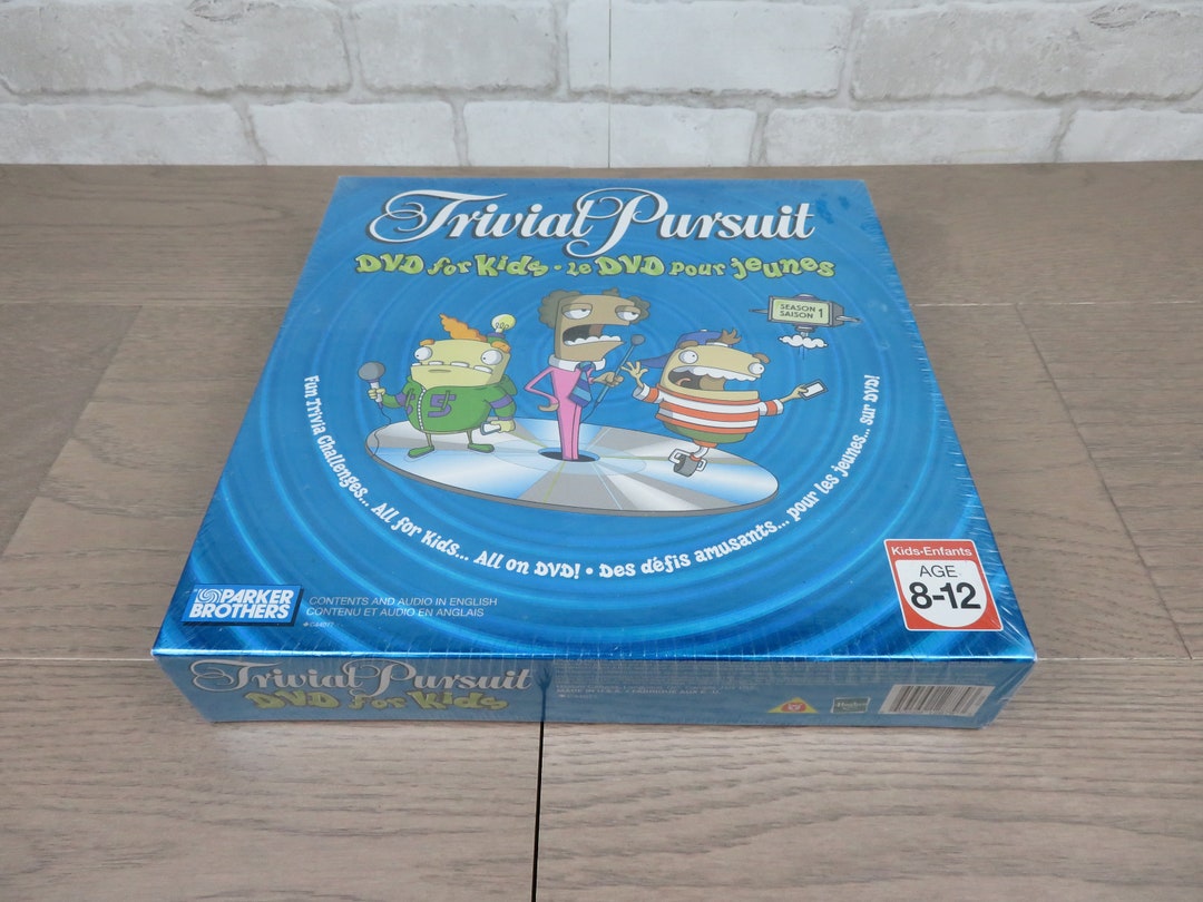 Trivial Pursuit DVD for Kids Board Game 2006 Season 1 Ages 8-12. Parker ...