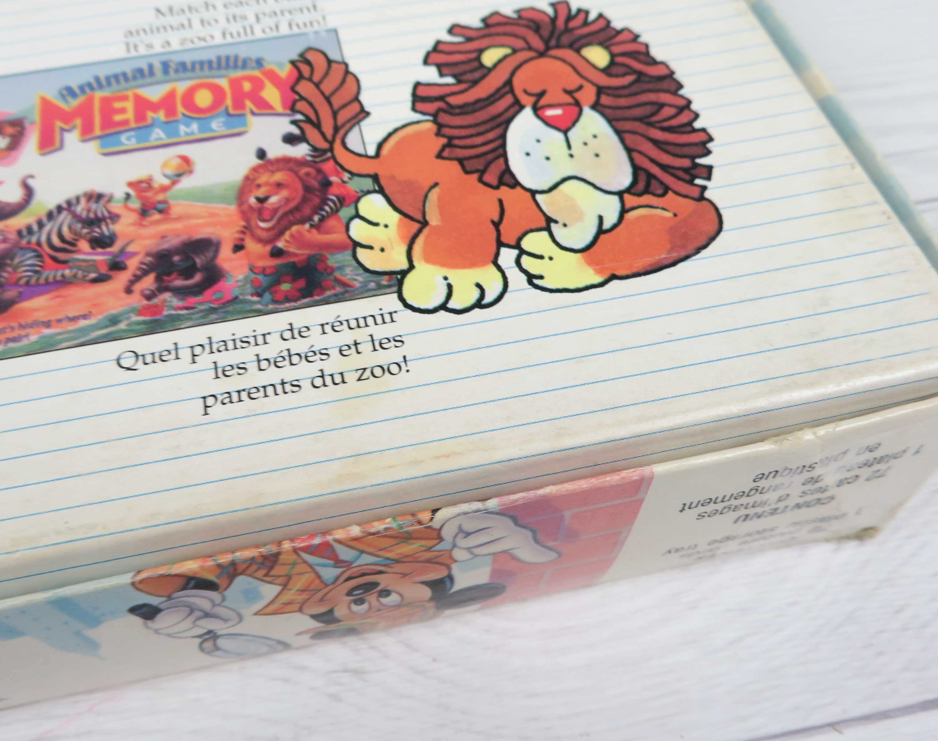 Vintage 1991 Milton Bradley Mickey Mouse Memory Game / 1990's Nostalgia ...