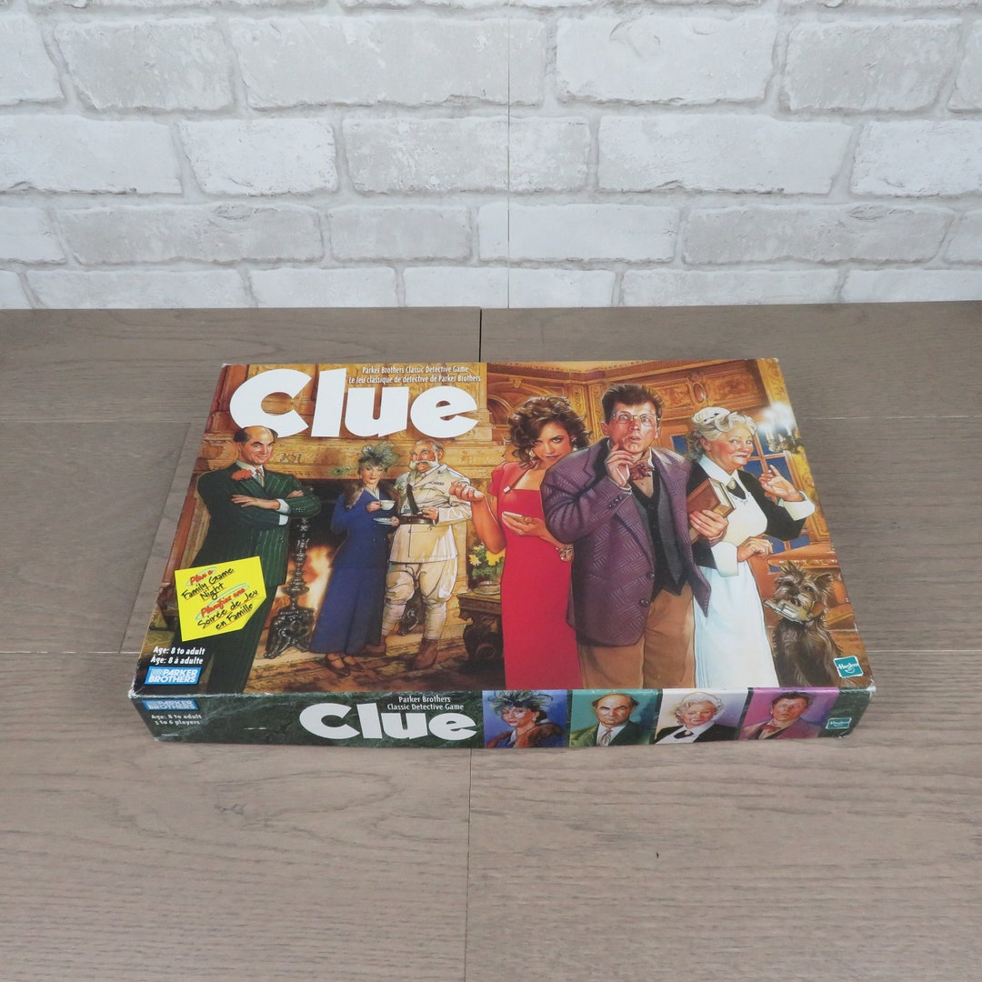 Vintage 1998 Clue Bilingual Version Board Game by Parker Brothers ...