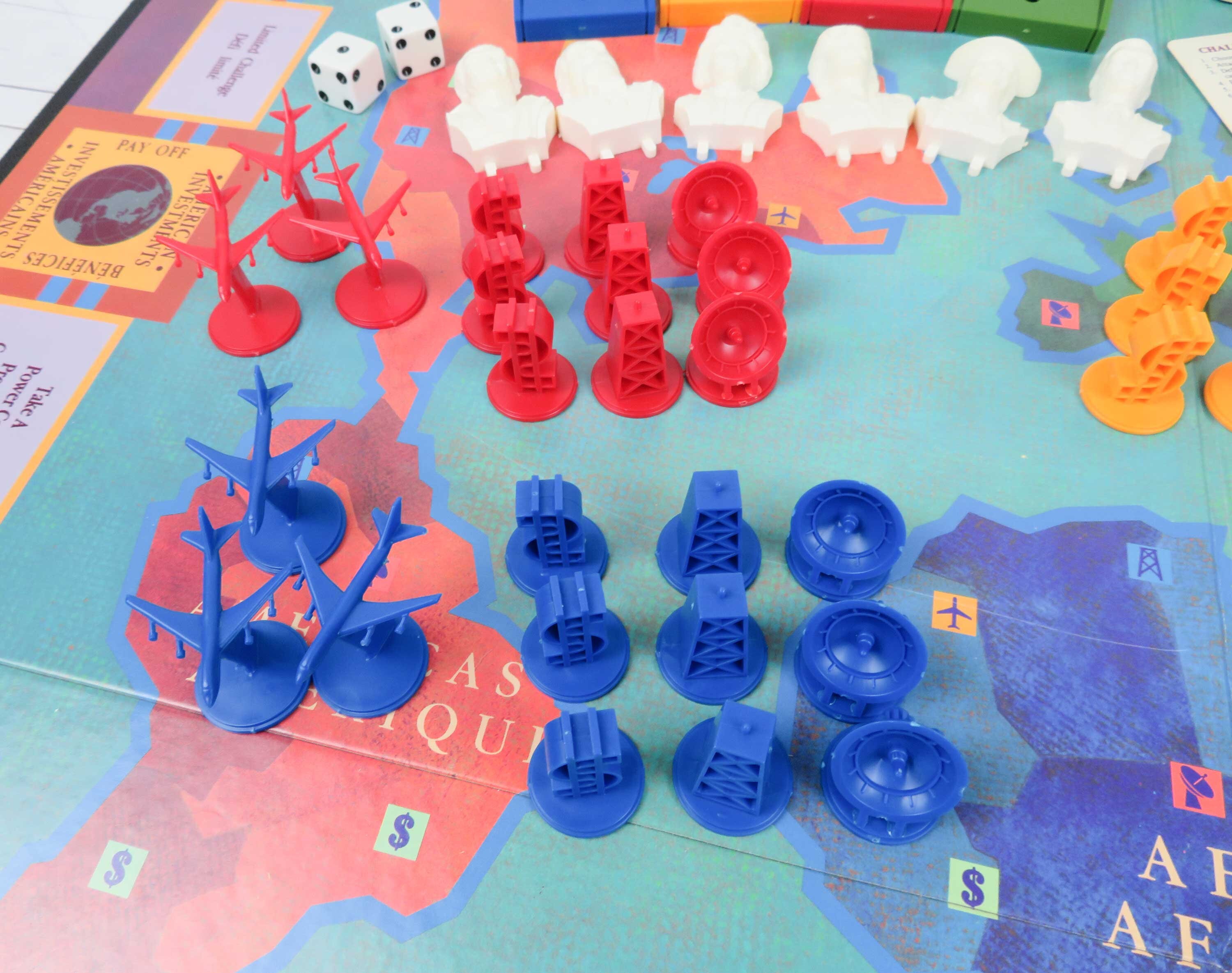 Vintage Power Barons Board Game by Milton Bradley 1986 - Etsy