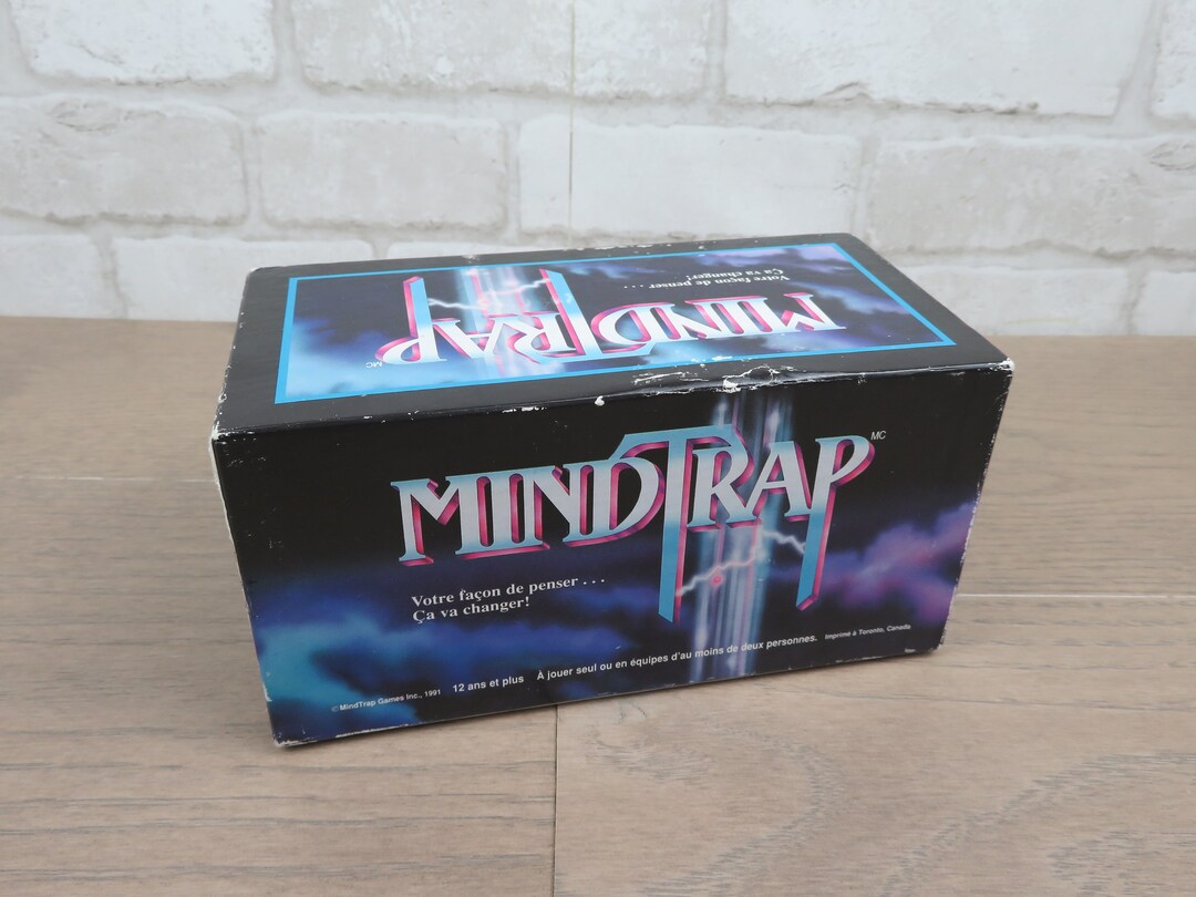 Vintage 1991 Mind Trap Game, Mindtrap Puzzle Game, French Game. Mind ...