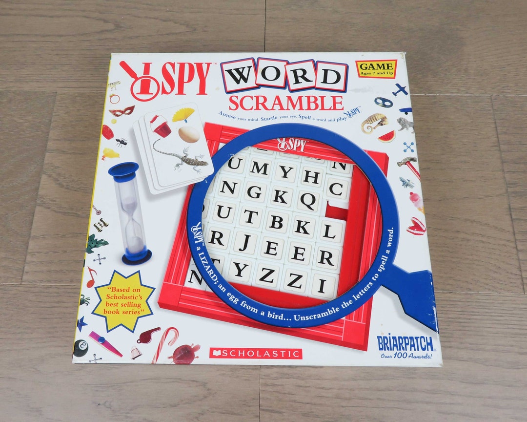I Spy Word Scramble Scholastic Game Briarpatch 2004 English Edition - Etsy