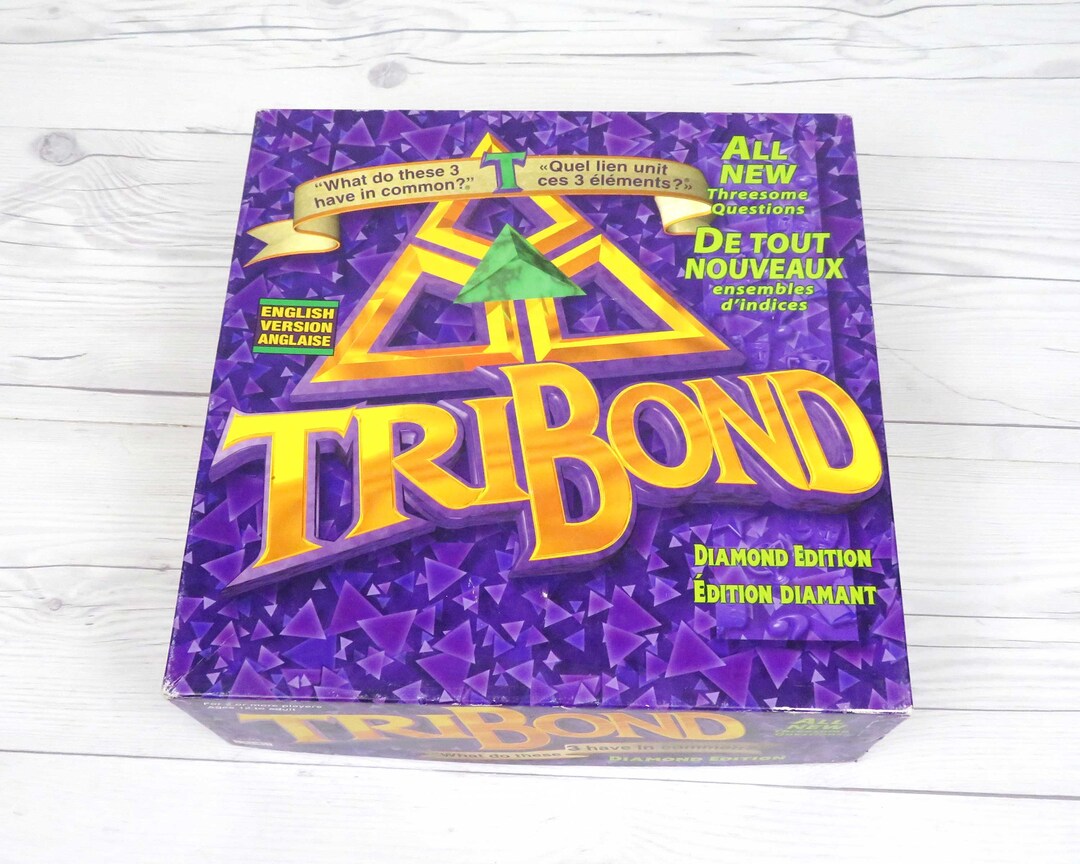Vintage 1998 Tribond Board Game / English Version / Diamond Edition - Etsy