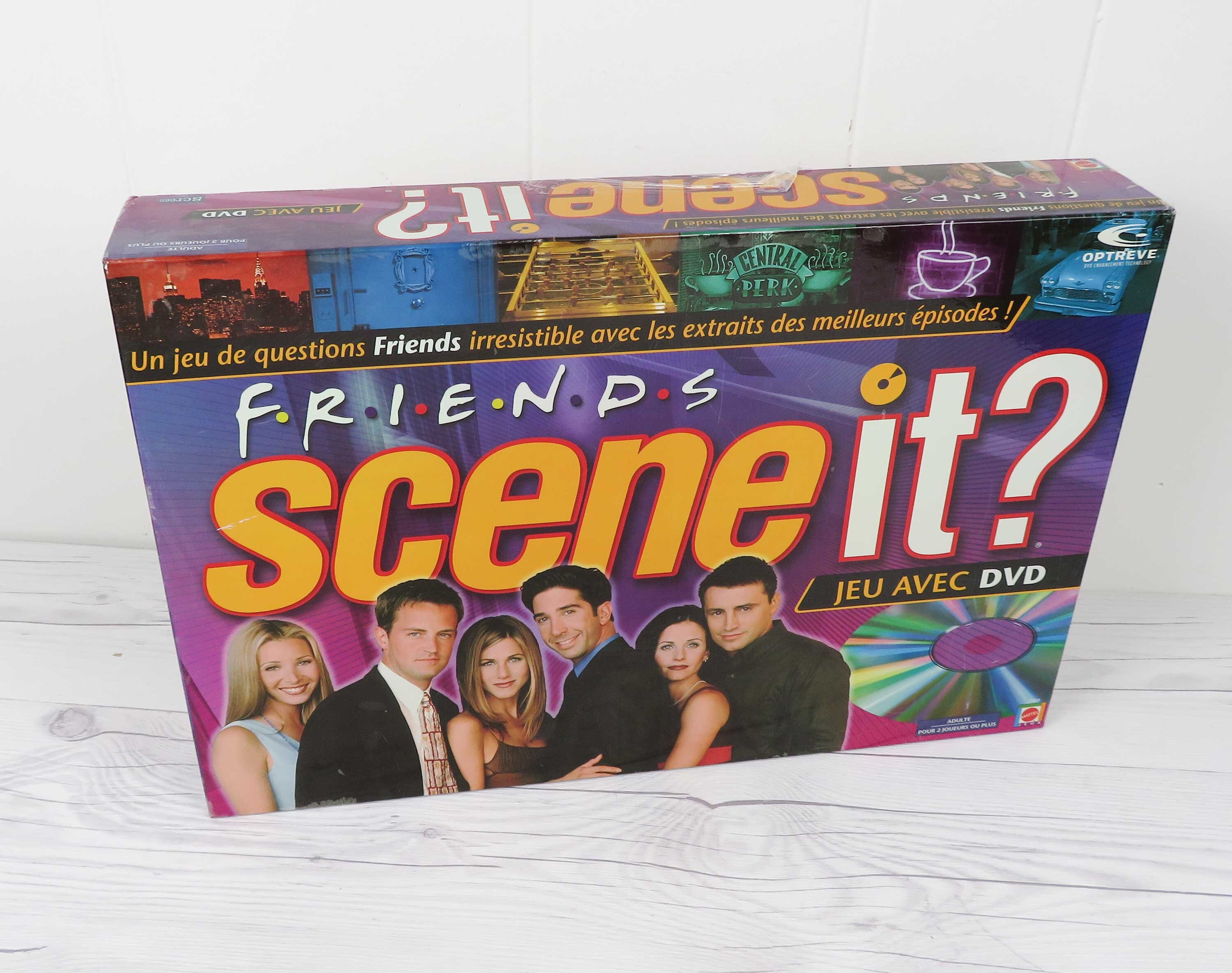 Vintage Mattel 2005 Friends Scene It Board Game With DVD. TV Show. F.R ...
