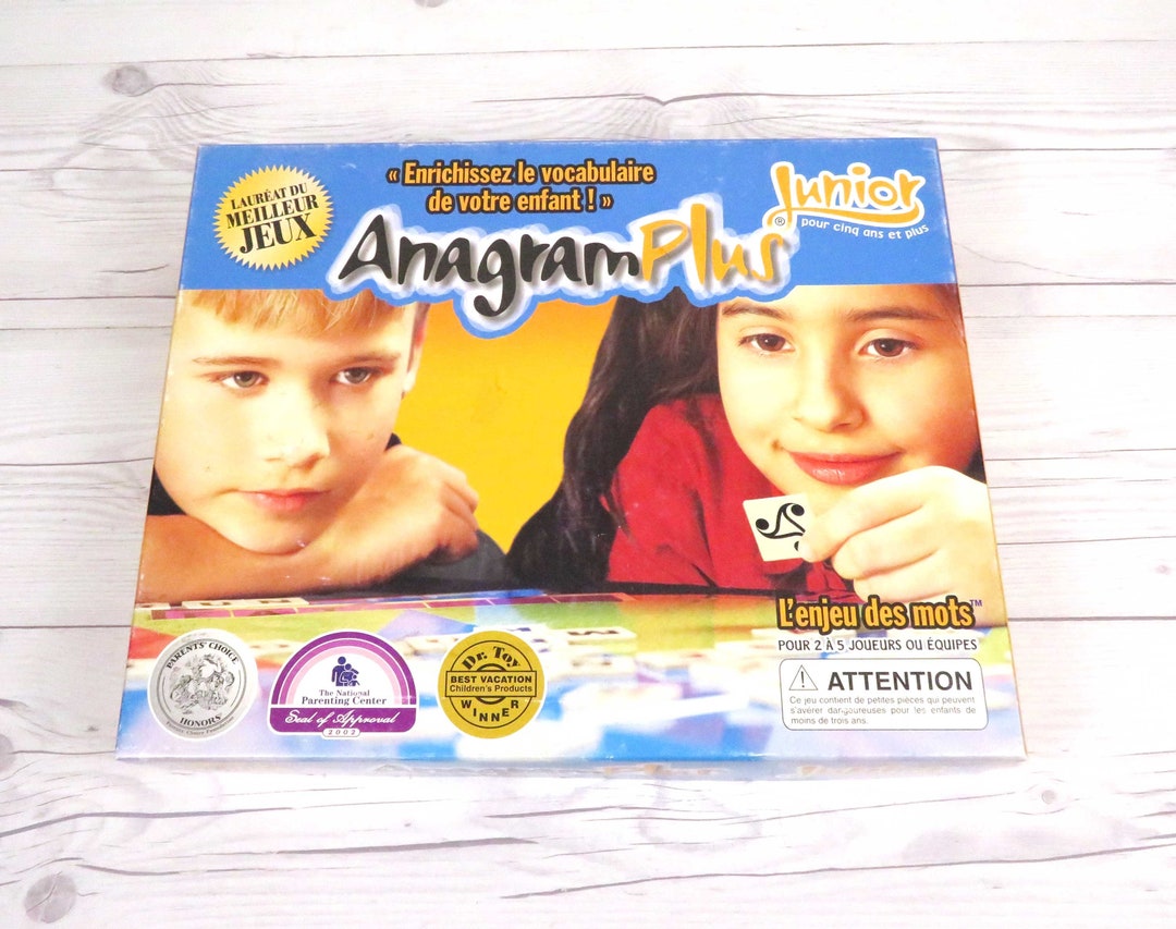 Vintage Anagram Plus Junior / French Educational Game - Etsy Österreich