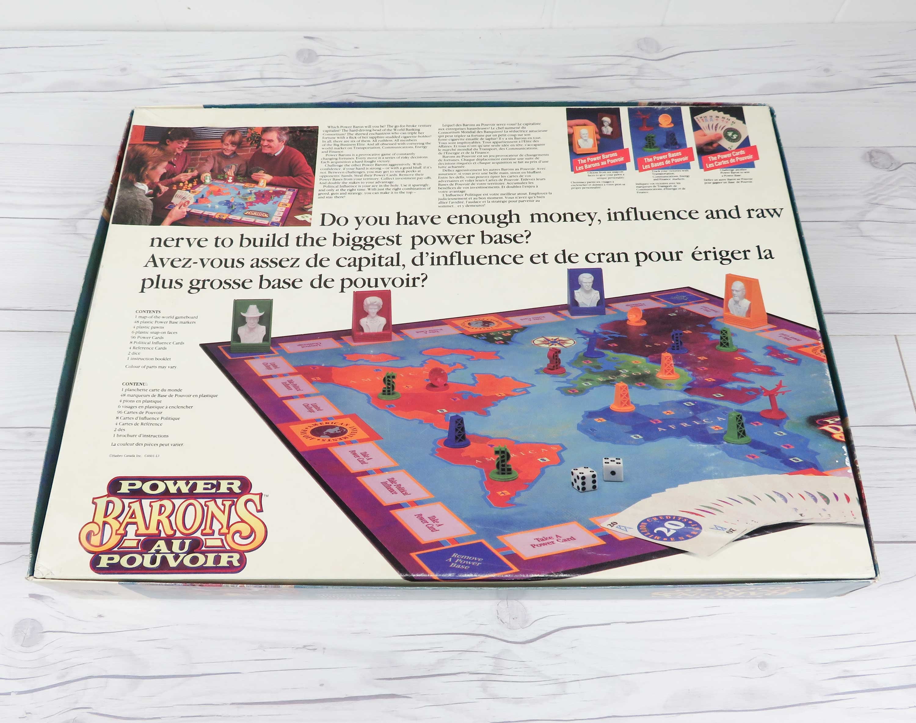 Vintage Power Barons Board Game by Milton Bradley 1986 - Etsy