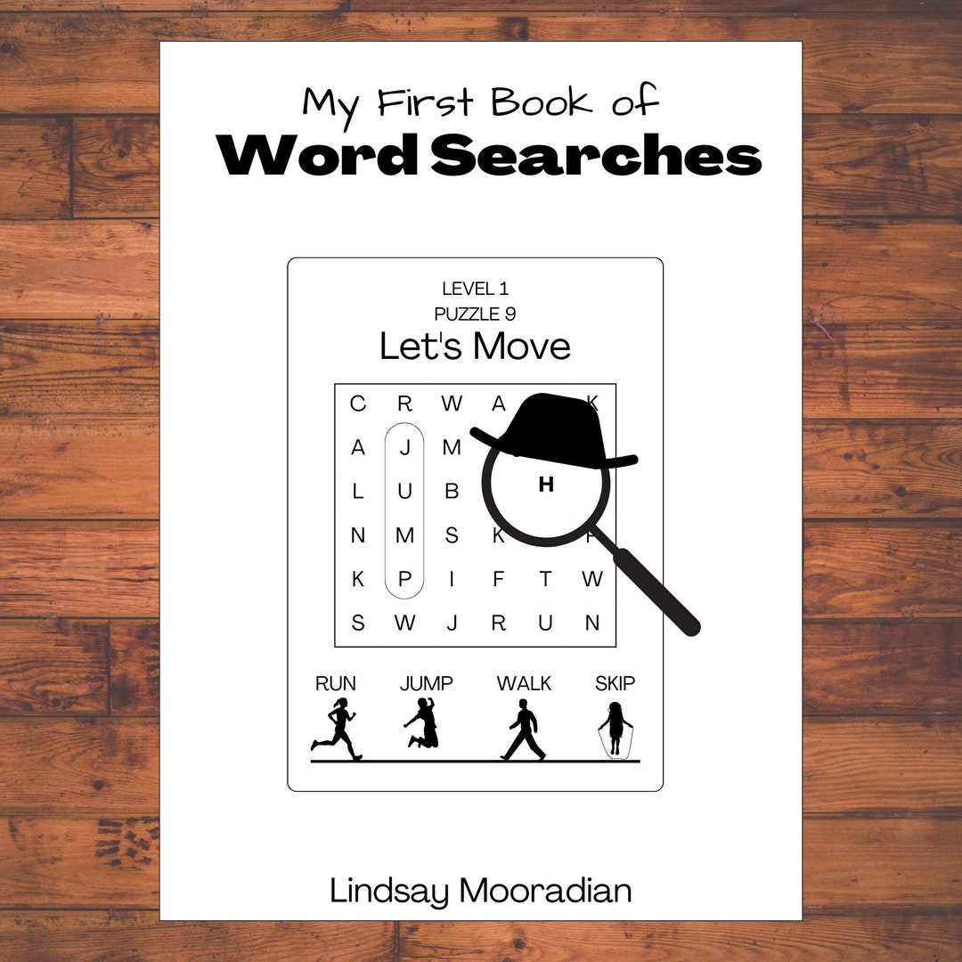 Printable Beginner Wordsearches for Young Kids - Etsy