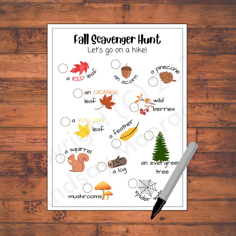 Kids Fall Activity Printable Bundle - Etsy