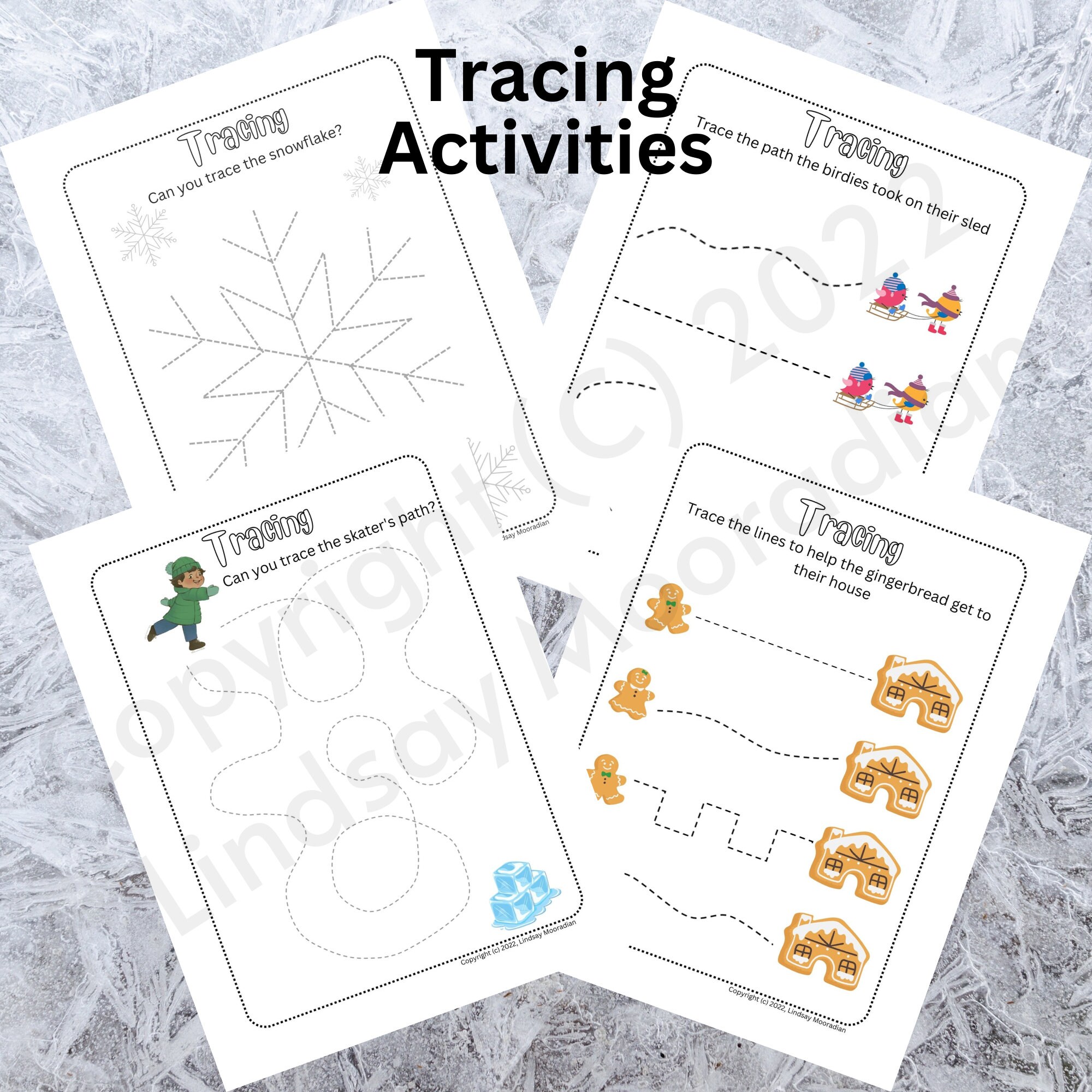 Winter Preschool Worksheets/ Activity Bundle printable - Etsy