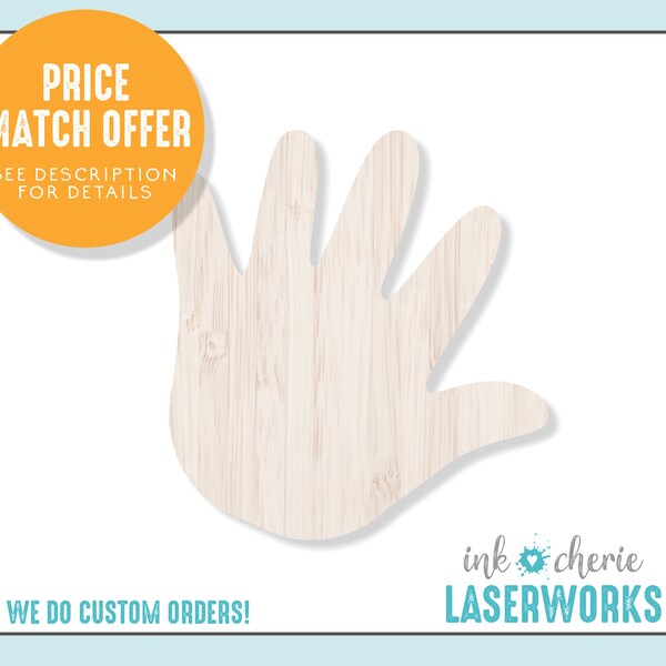 Wood Handprint Craft - Etsy