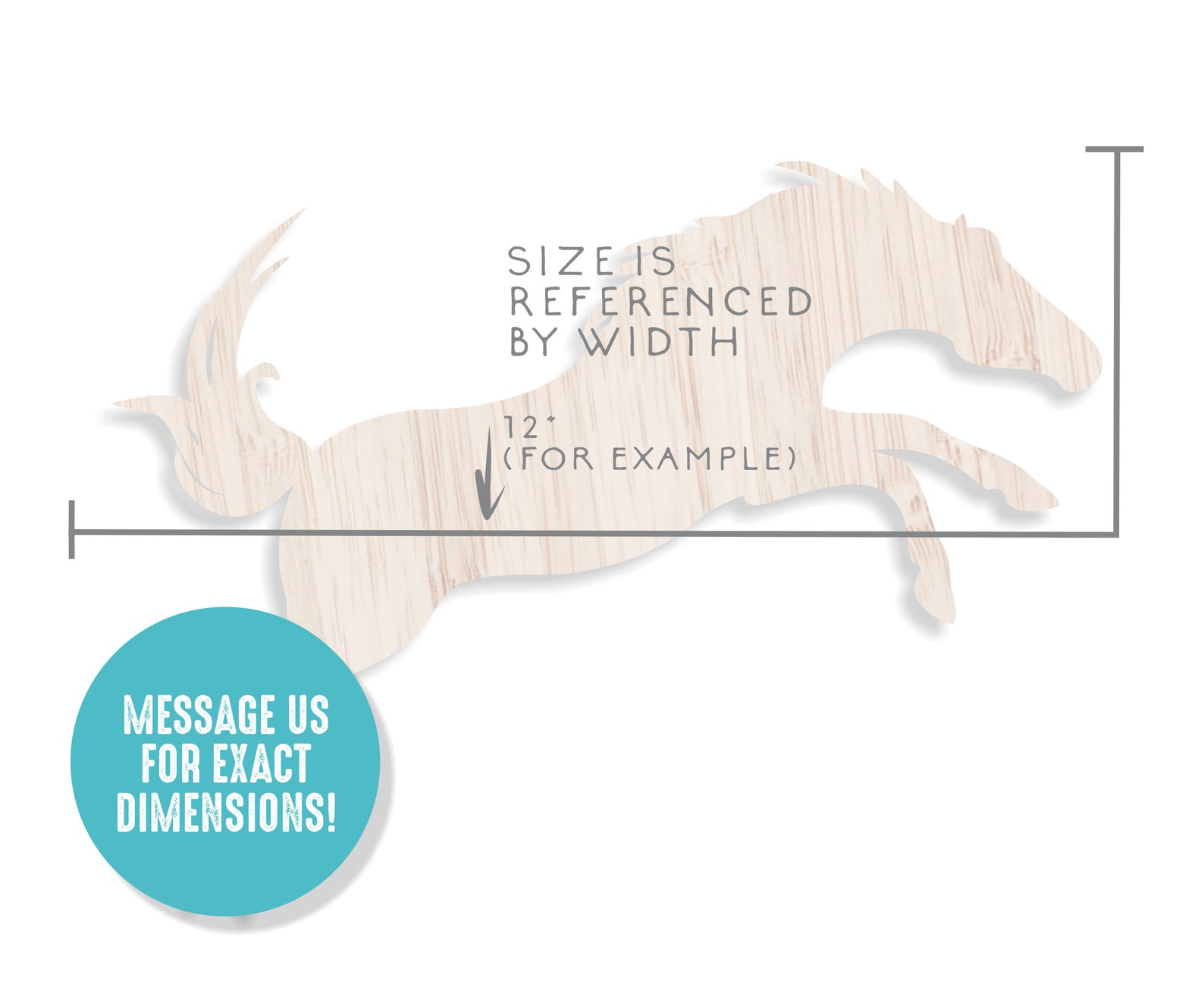 Mustang Horse Cutout Horse Wall Art Decor Wood Laser Cut - Etsy