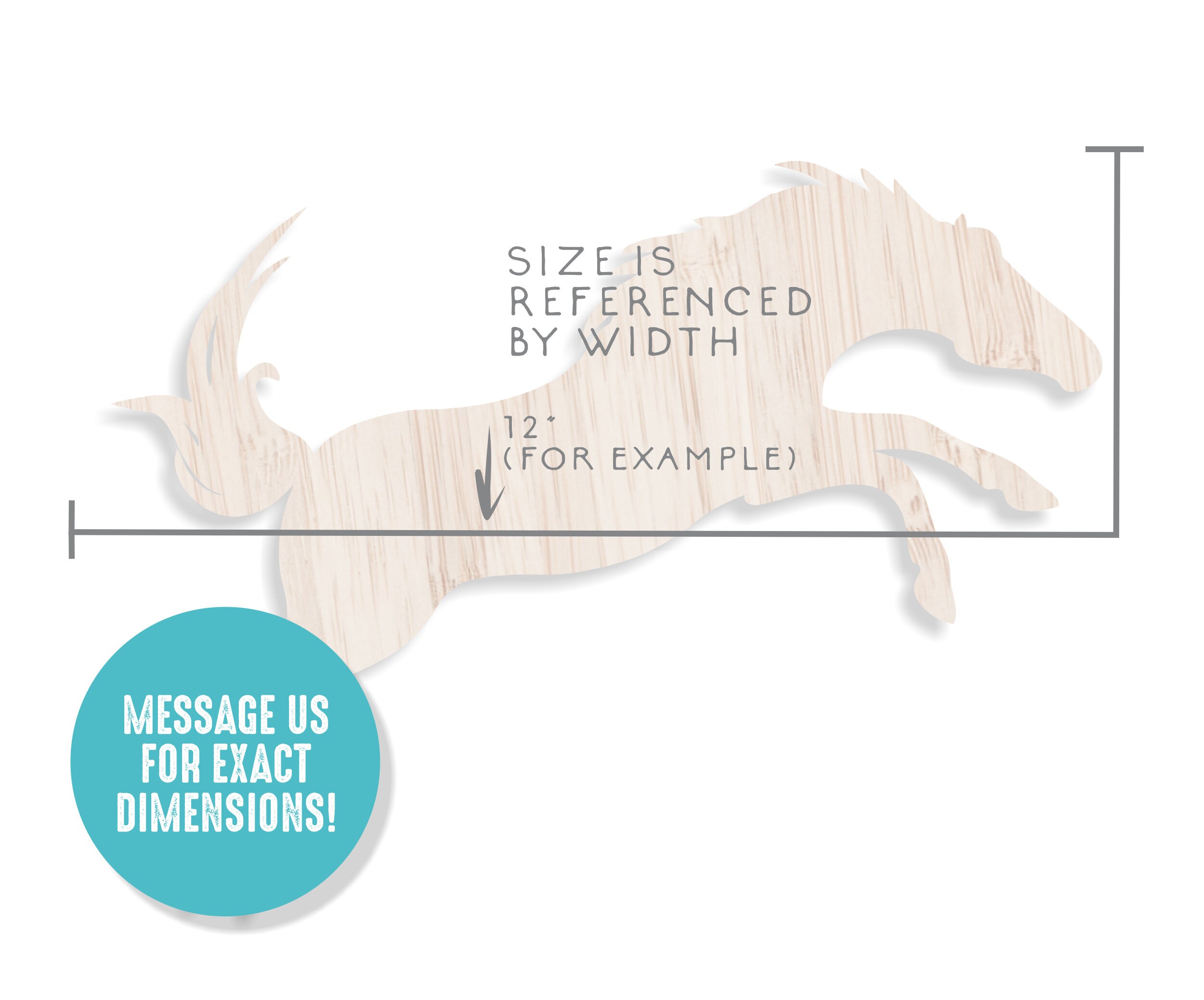 Mustang Horse Cutout Horse Wall Art Decor Wood Laser Cut - Etsy