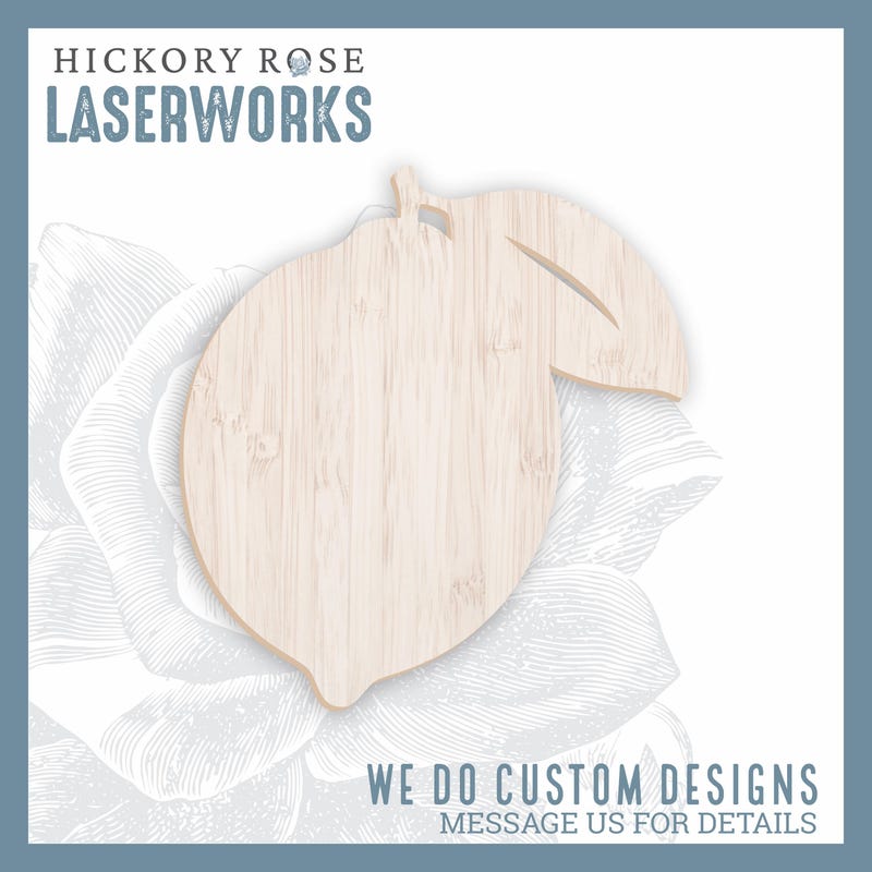 Lemon Wood Cutout - Etsy
