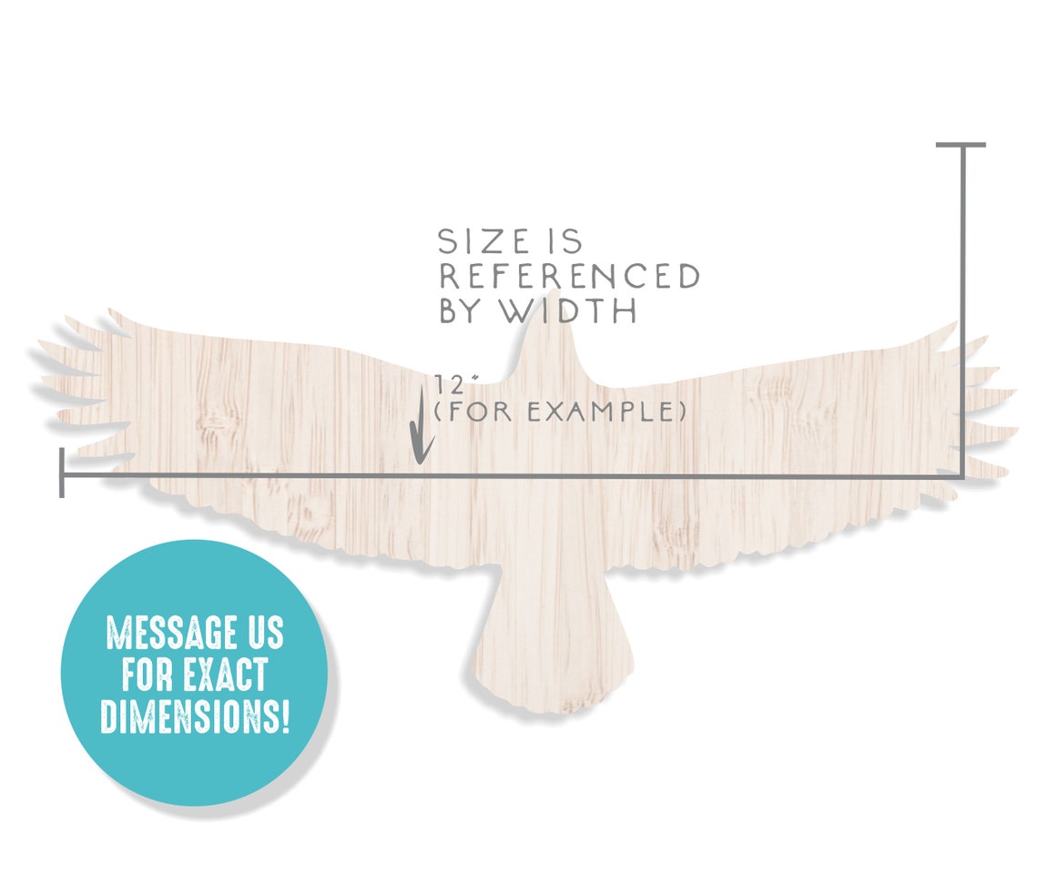 Falcon Hawk Shape Cutout, Wooden Falcon Shape, Flying Hawk Cutouts, DIY ...