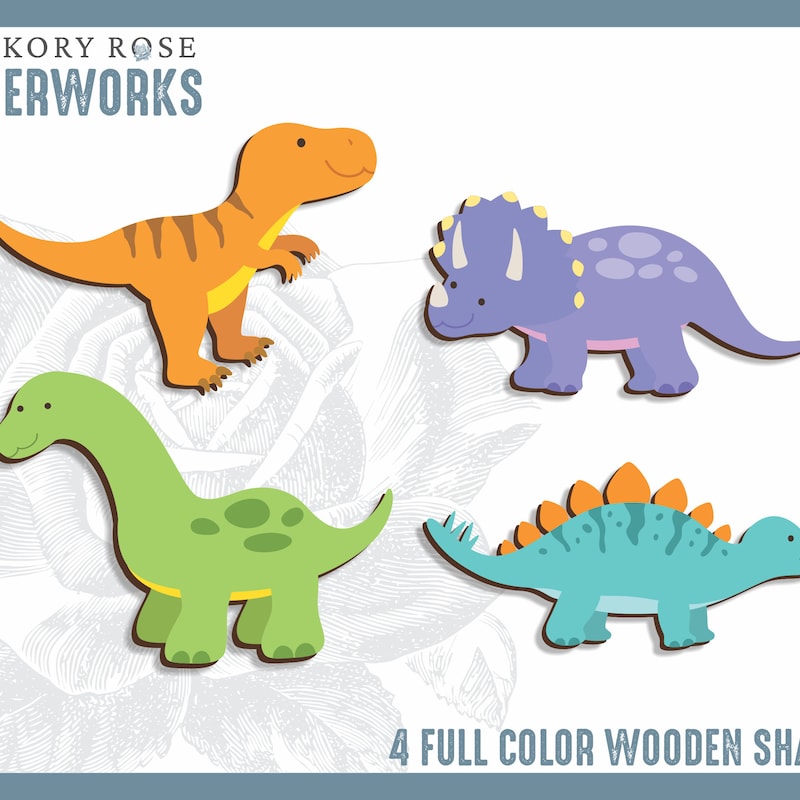 Dinosaur Cut Outs - Etsy