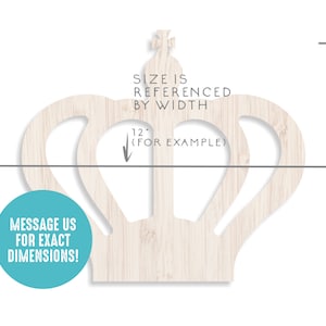 Crown Cutout, Queen Cutout Shape, Fantasy Shapes, Paintable Crown ...