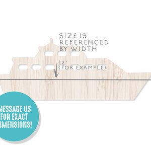 Wood Yacht Boat Cutout, Wooden Craft Supplies, Wood Crafting Shapes ...