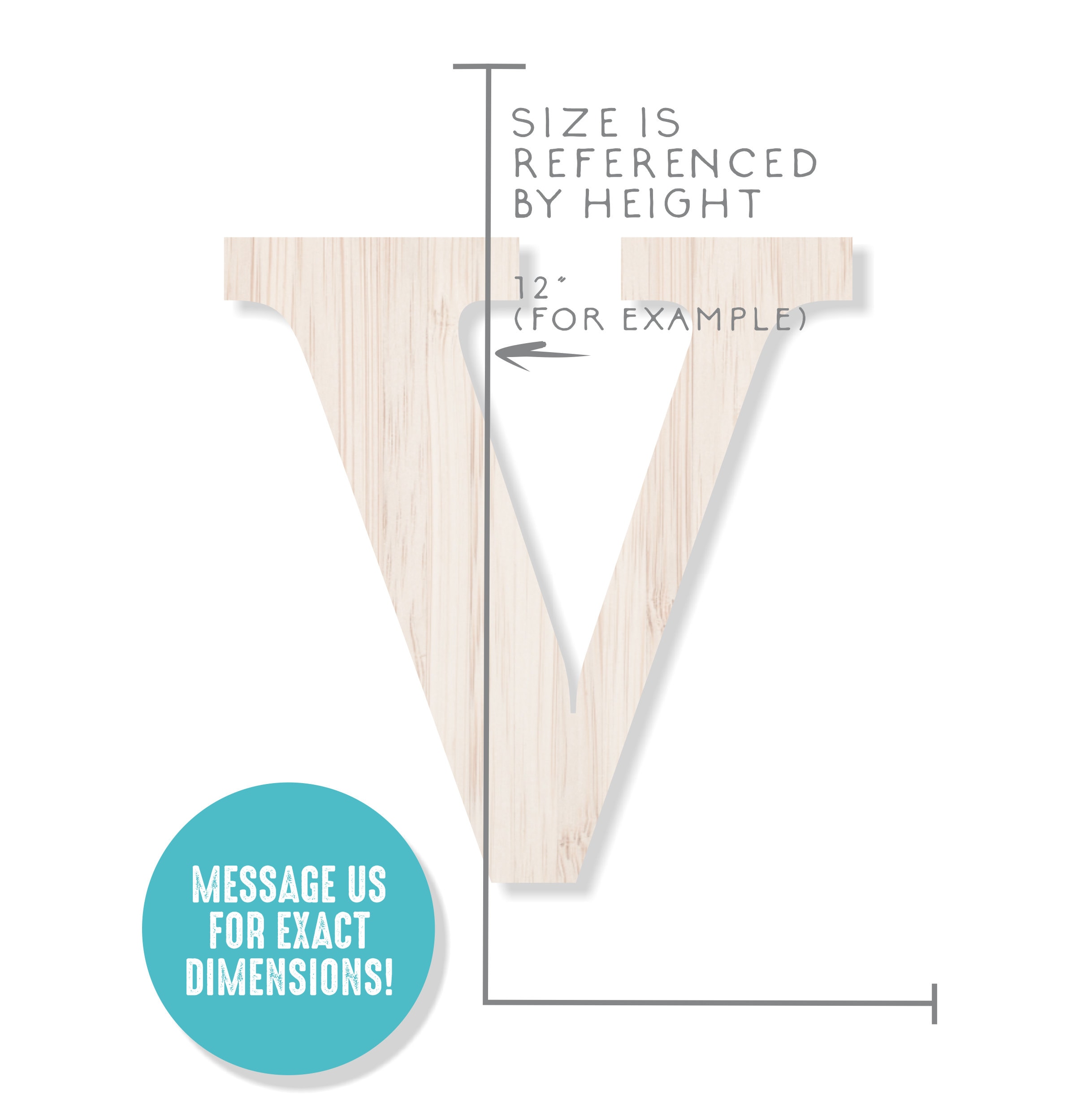 Letter V Cutout Shape Wood Alphabet Crafting Cutout DIY - Etsy