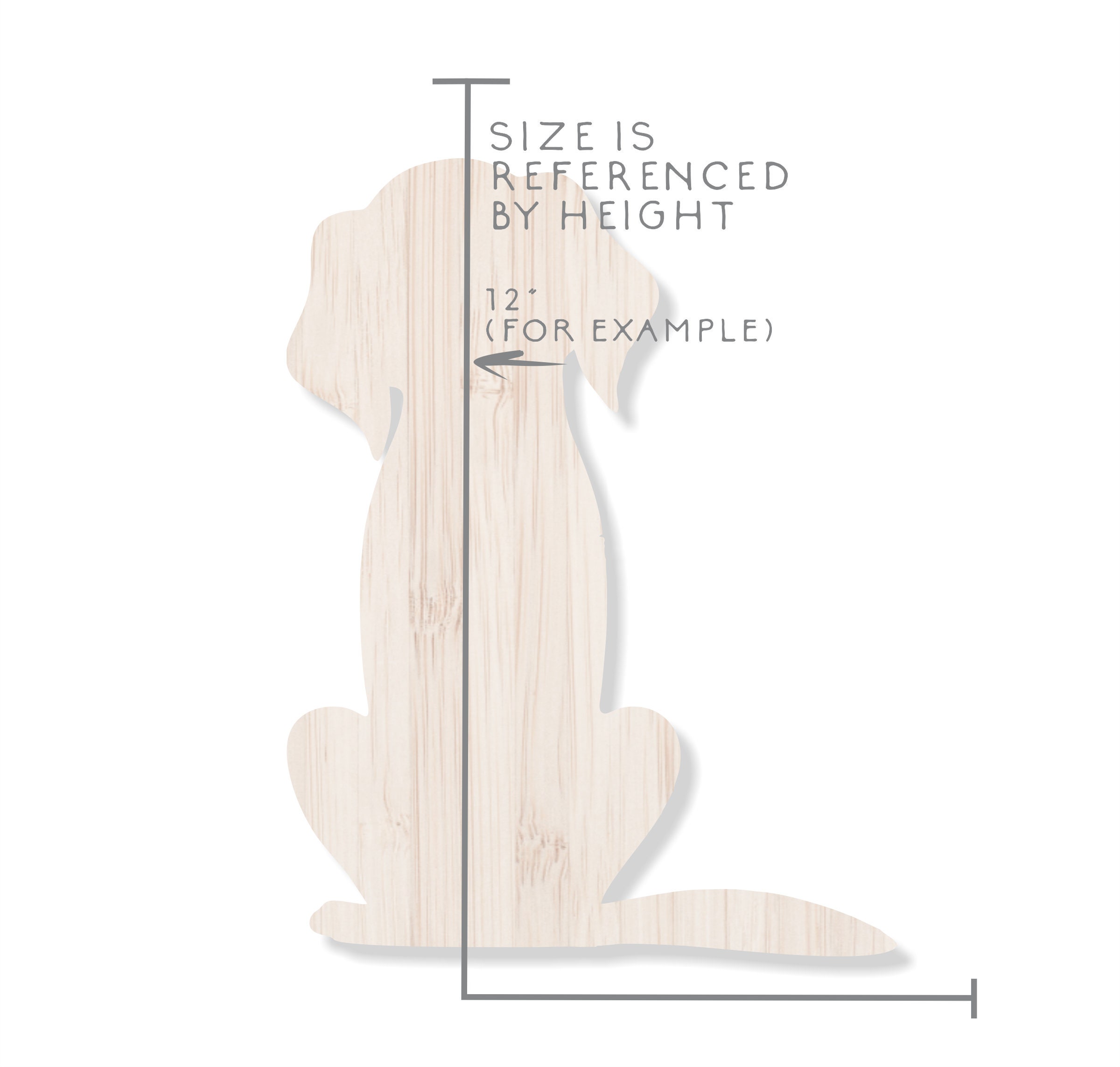 Wood Dog Cutout Wooden Craft Supplies Wood Crafting Shapes | Etsy