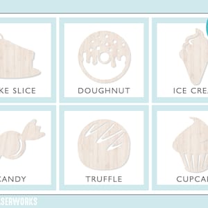 Sweets Shapes Collection, Sweet Shapes Pack, Crafting Shapes Pack ...