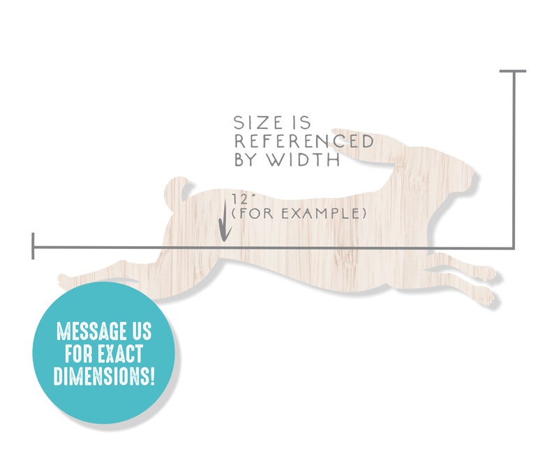 Wooden Hare Cutout: Unfinished Birch Rabbit Shape, DIY Craft - Etsy