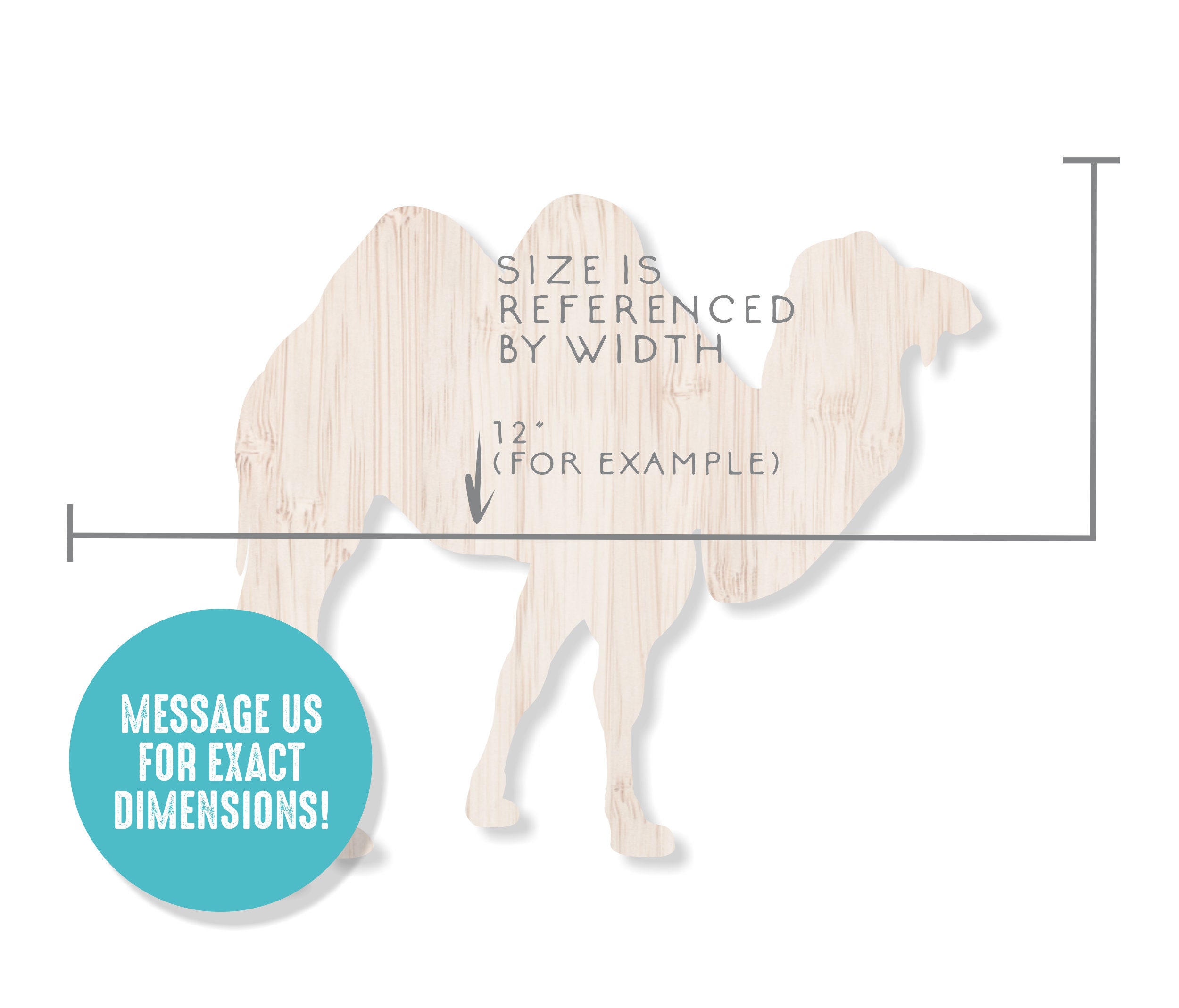 Wooden Camel Cutout Wood Camel Shape Animal Cutout Shape - Etsy