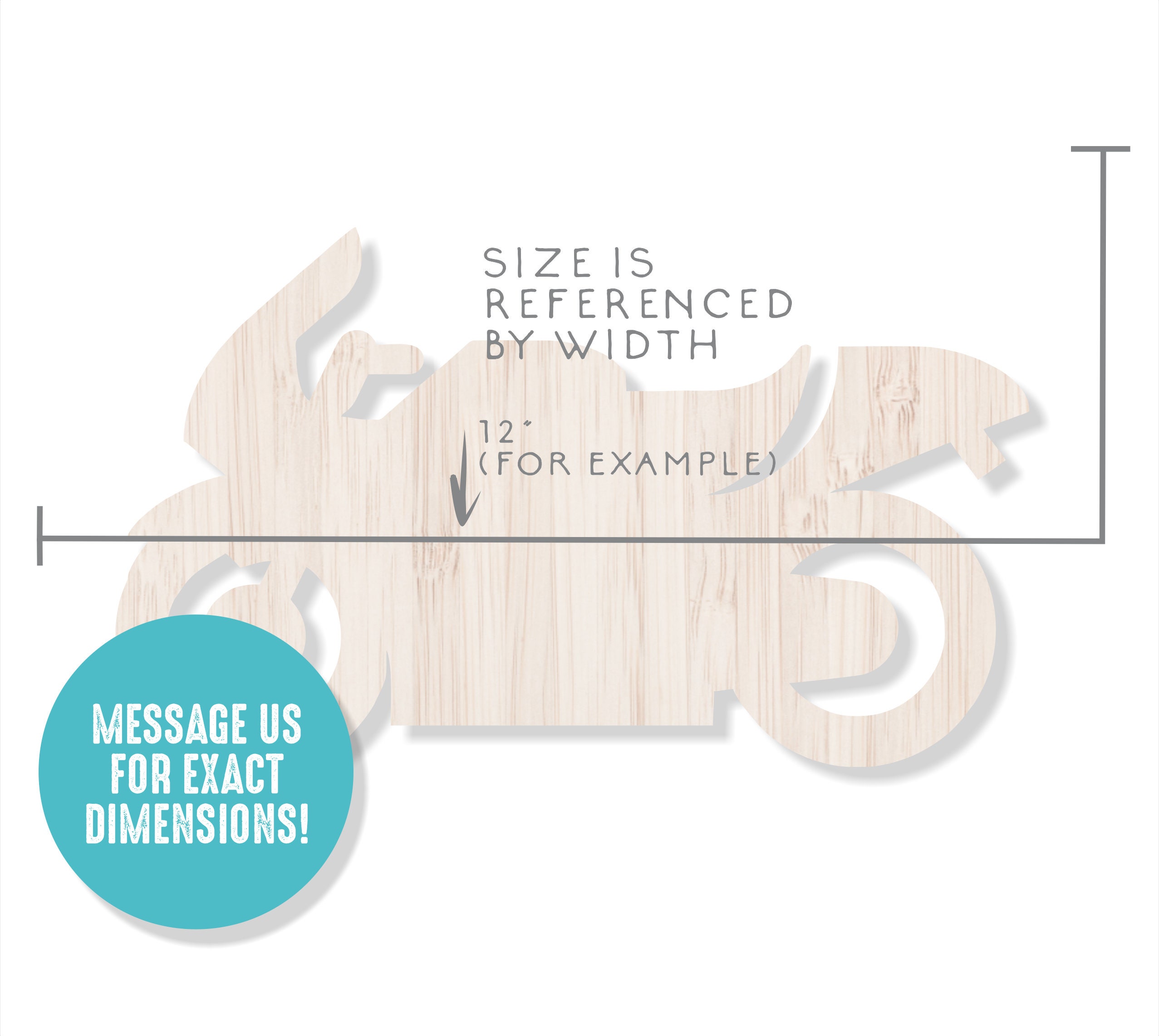 Wood Motorcycle Cutout Wooden Craft Supplies Wood Crafting | Etsy