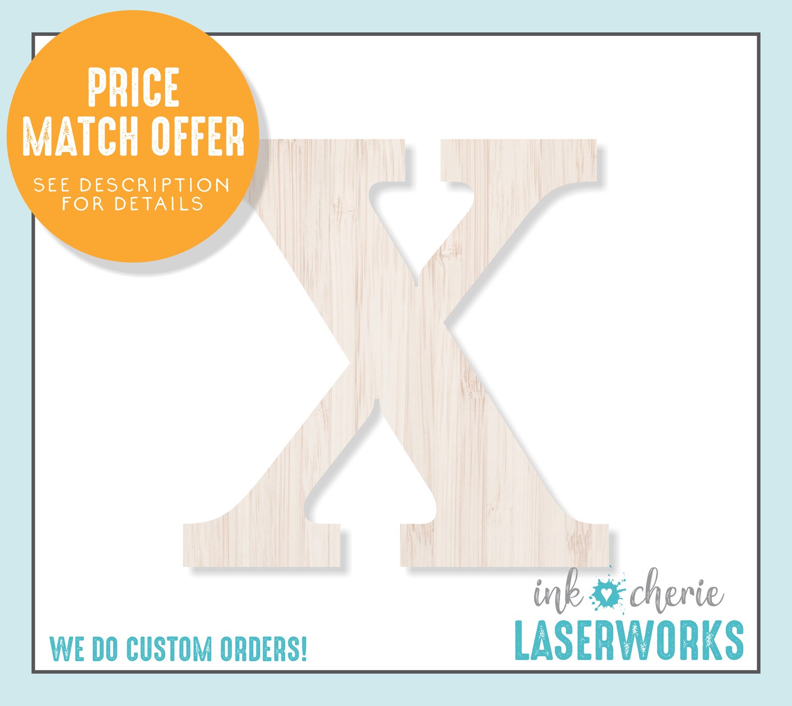 Letter X Cutout Shape Wood Alphabet Crafting Cutout DIY - Etsy Ireland