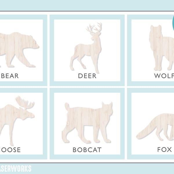 Animal Cutout - Etsy