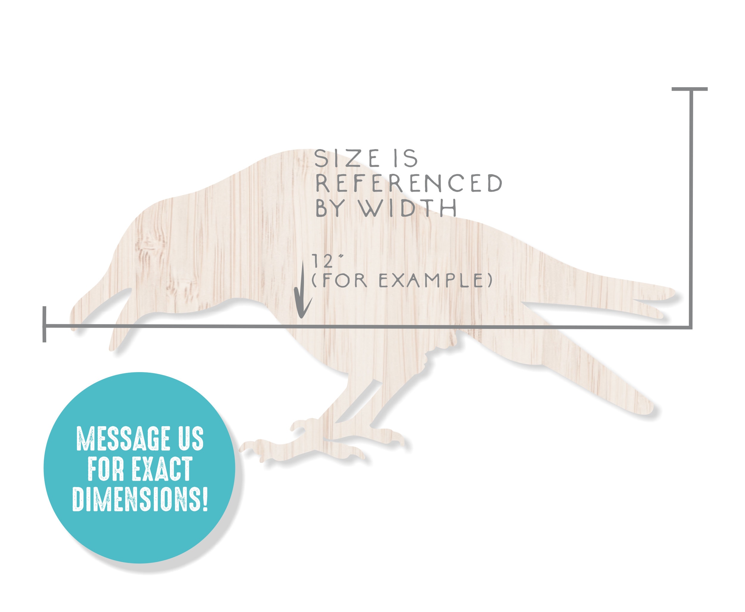 Raven Wood Cutout Wooden Raven Shape. DIY Craft Cutouts | Etsy