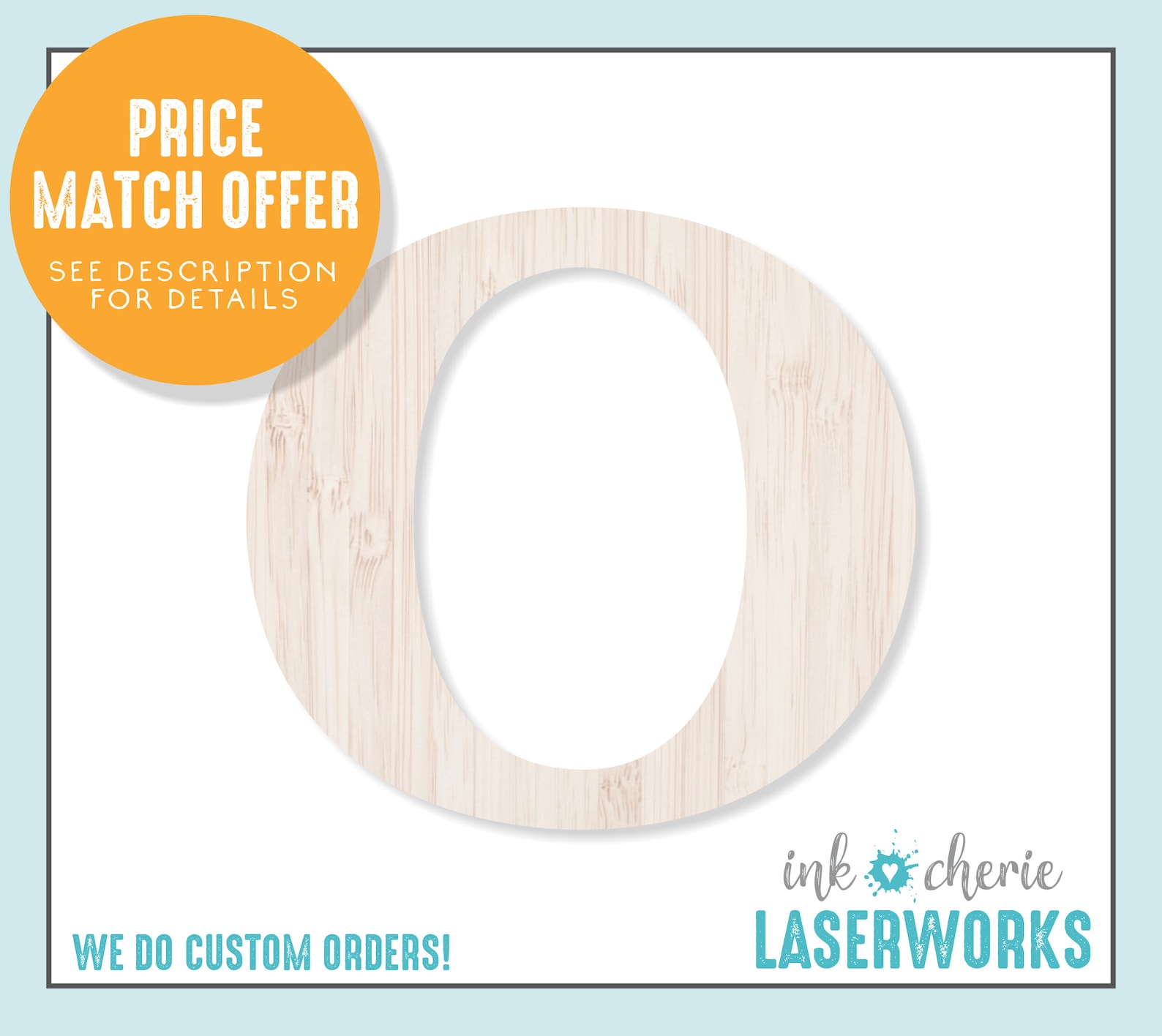 Letter O Cutout Shape Wood Alphabet Crafting Cutout DIY - Etsy