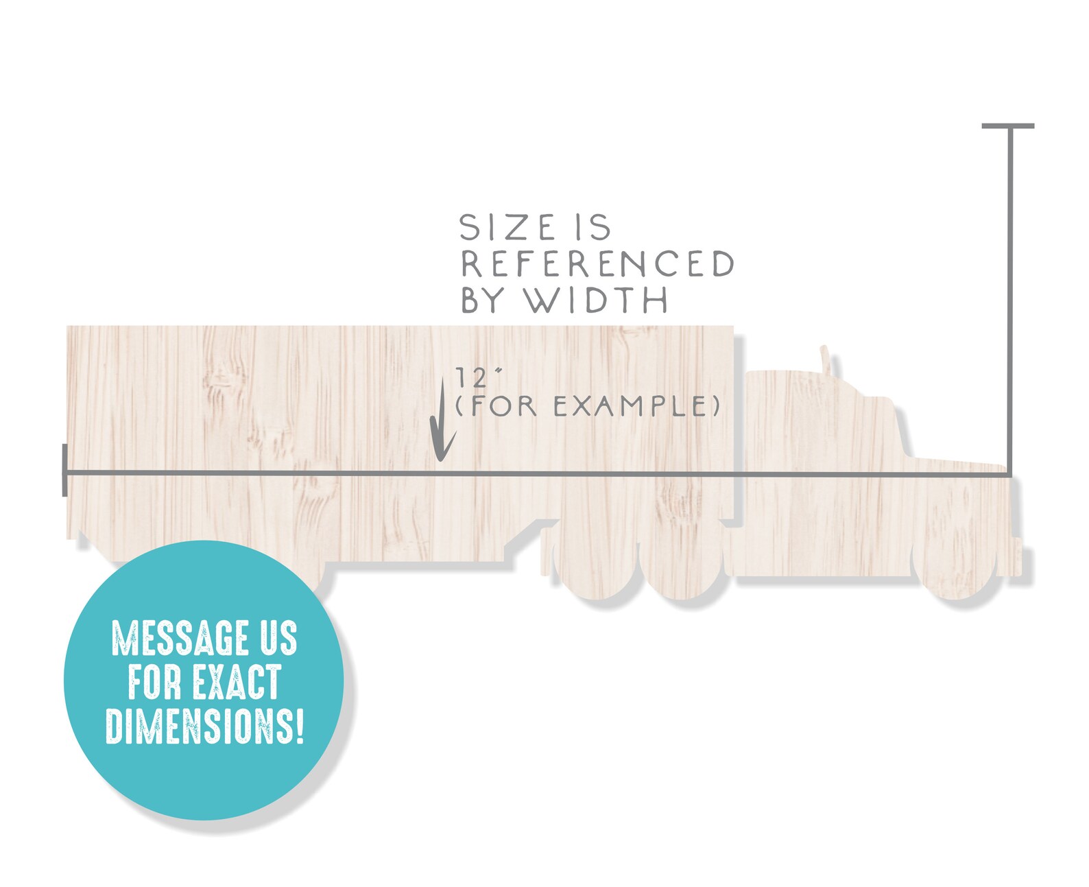 Wood Semi Truck Cutout Blank Wood Truck Semi Truck Shapes - Etsy