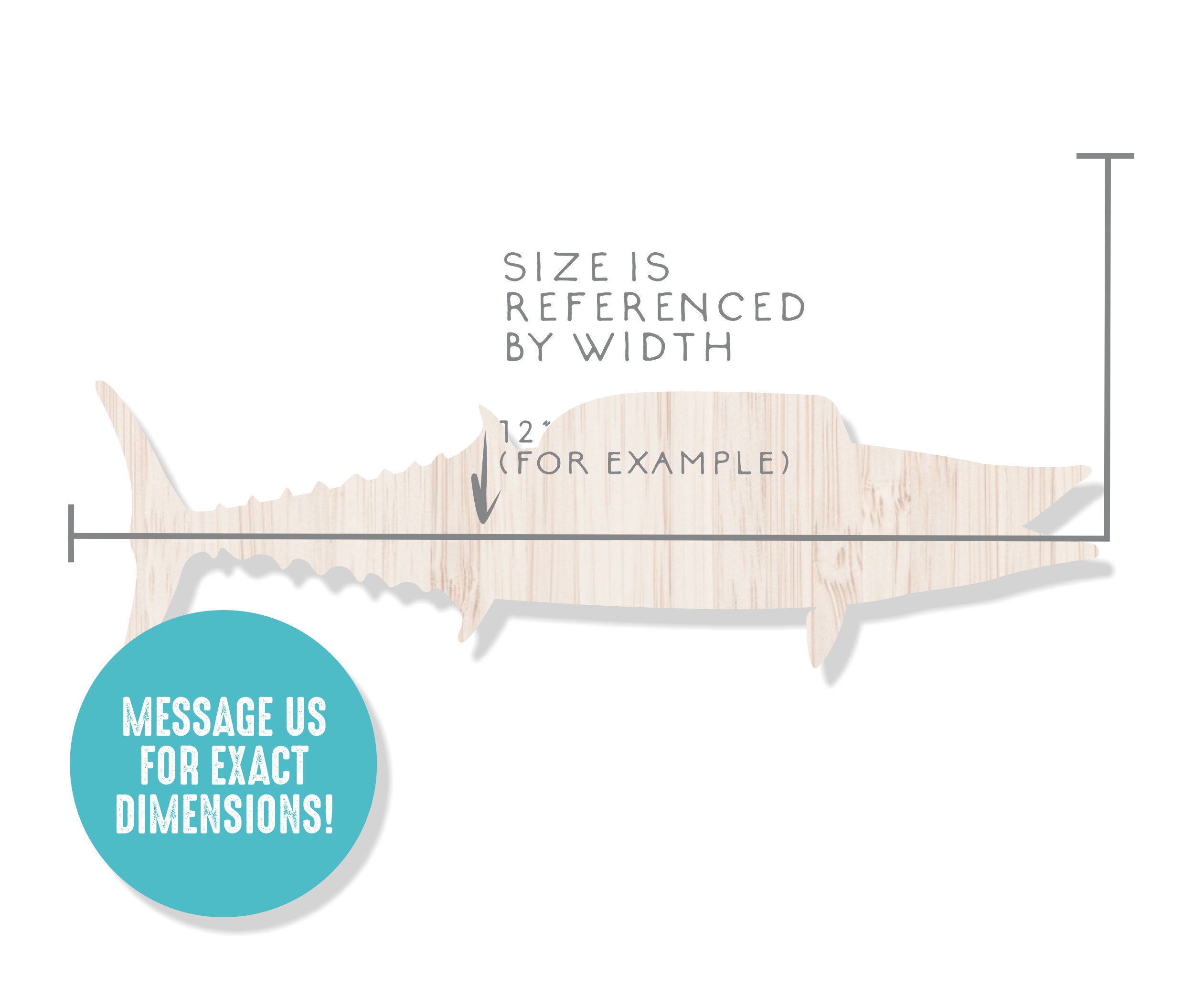 Wahoo Fish Shape Cutout Wooden Fish Shape Saltwater Fish - Etsy