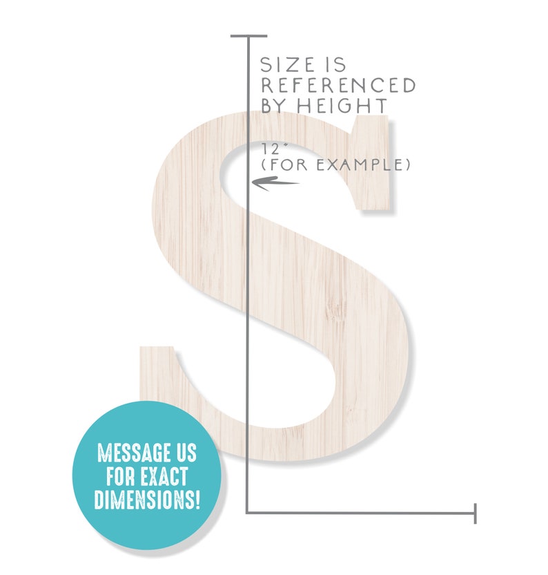 Letter S Cutout Shape Wood Alphabet Crafting Cutout DIY - Etsy Hong Kong